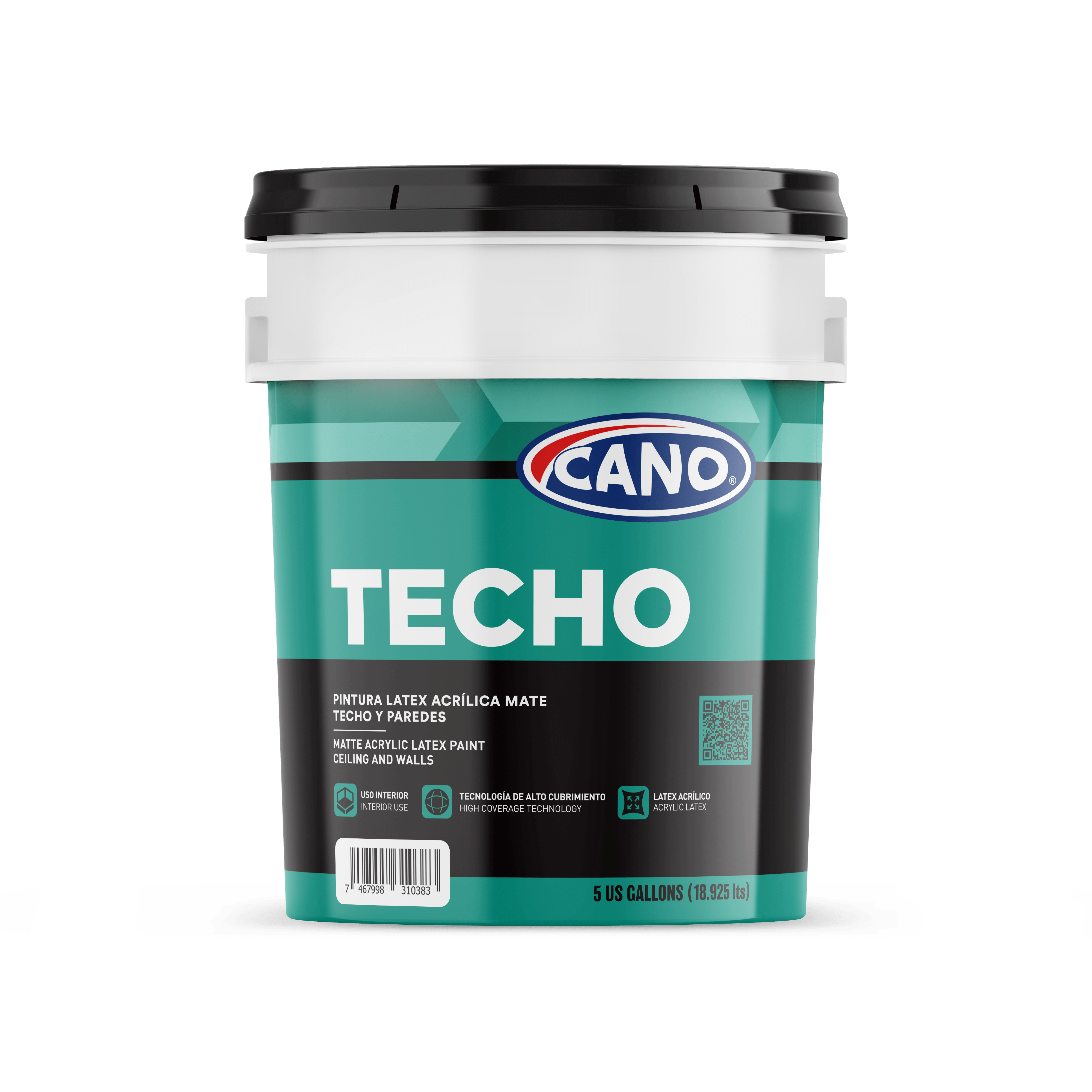 Pintura Acrílica Cano Techo Blanco 00 (CUBETA)